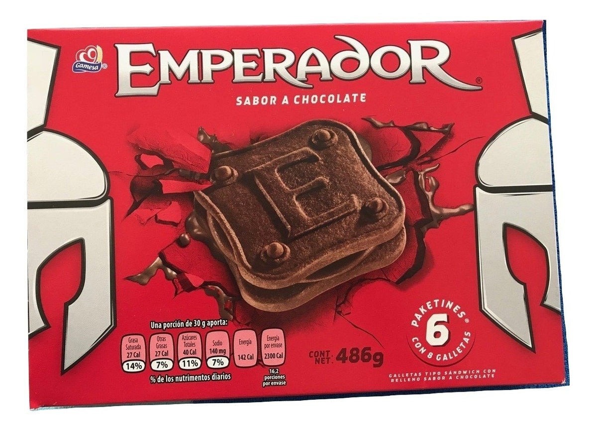 Gamesa Emperador Chocolate Sandwich Cookies, 17.35 oz – Border Merchant