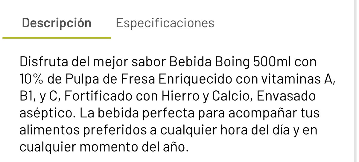 Jugo Boing Fresa | Strawberry Authentic Mexican Juice 500 ml Pack of 6 ...