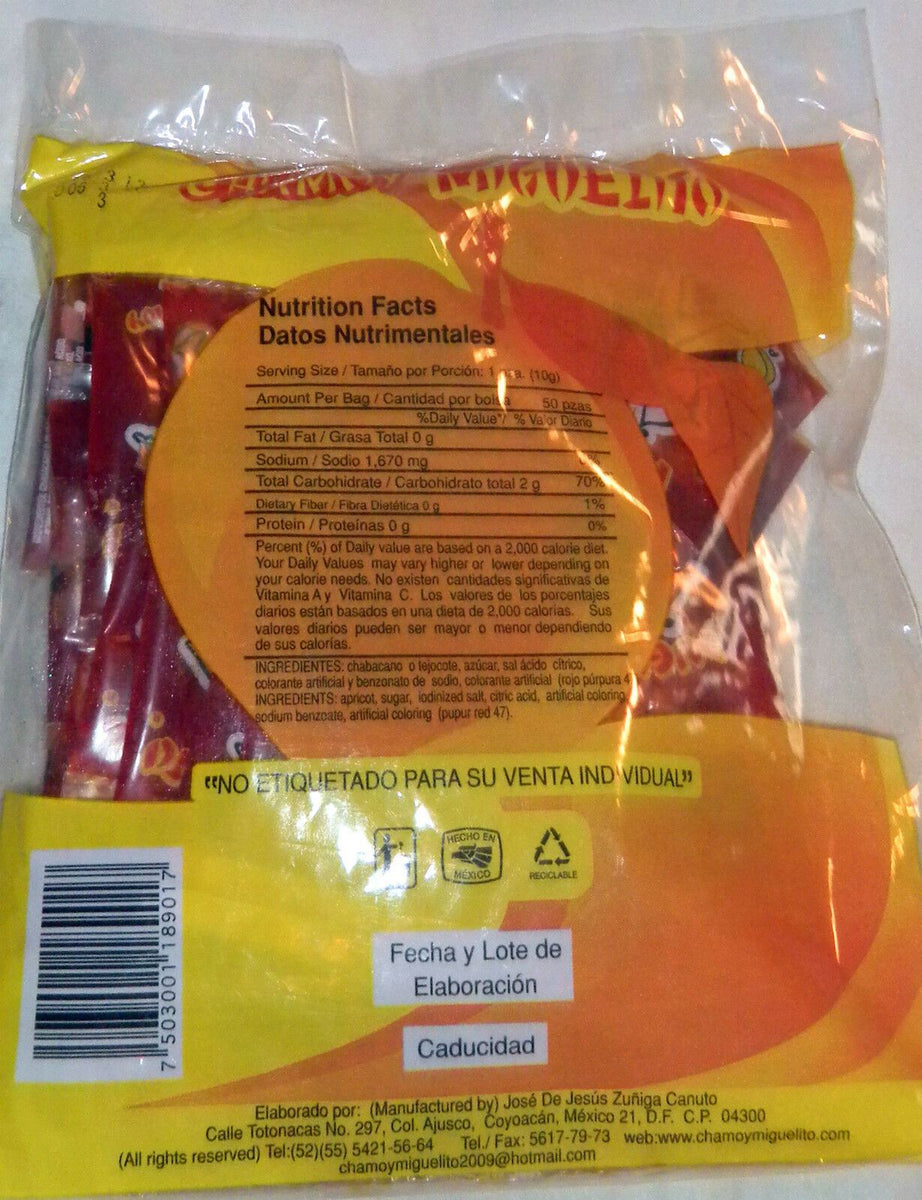 2 X Miguelito Pulpitas Tipo Chamoy Liquido - Pulp Liquid Mexican Candy ...